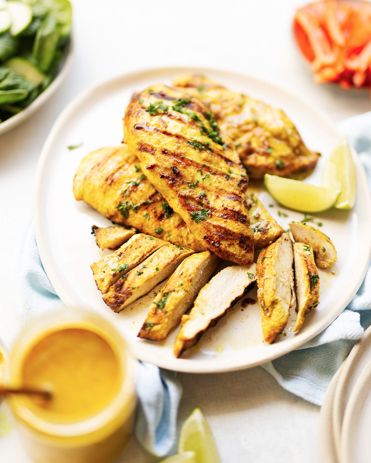 Turmeric Grilled Chicken Recipe | Kids Eat by Shanai